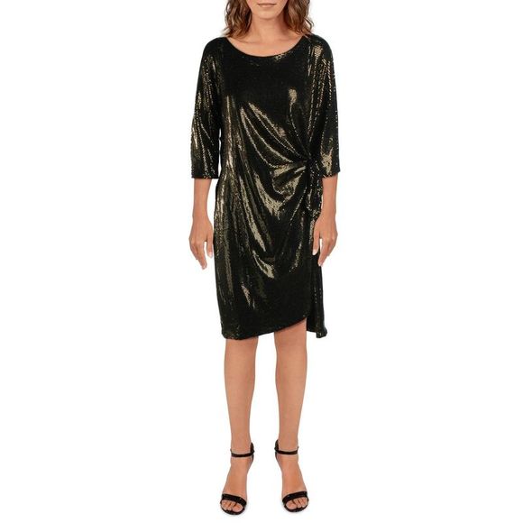Signature by Robbie Bee | Dresses | Signature By Robbie Bee Womens Gold ...